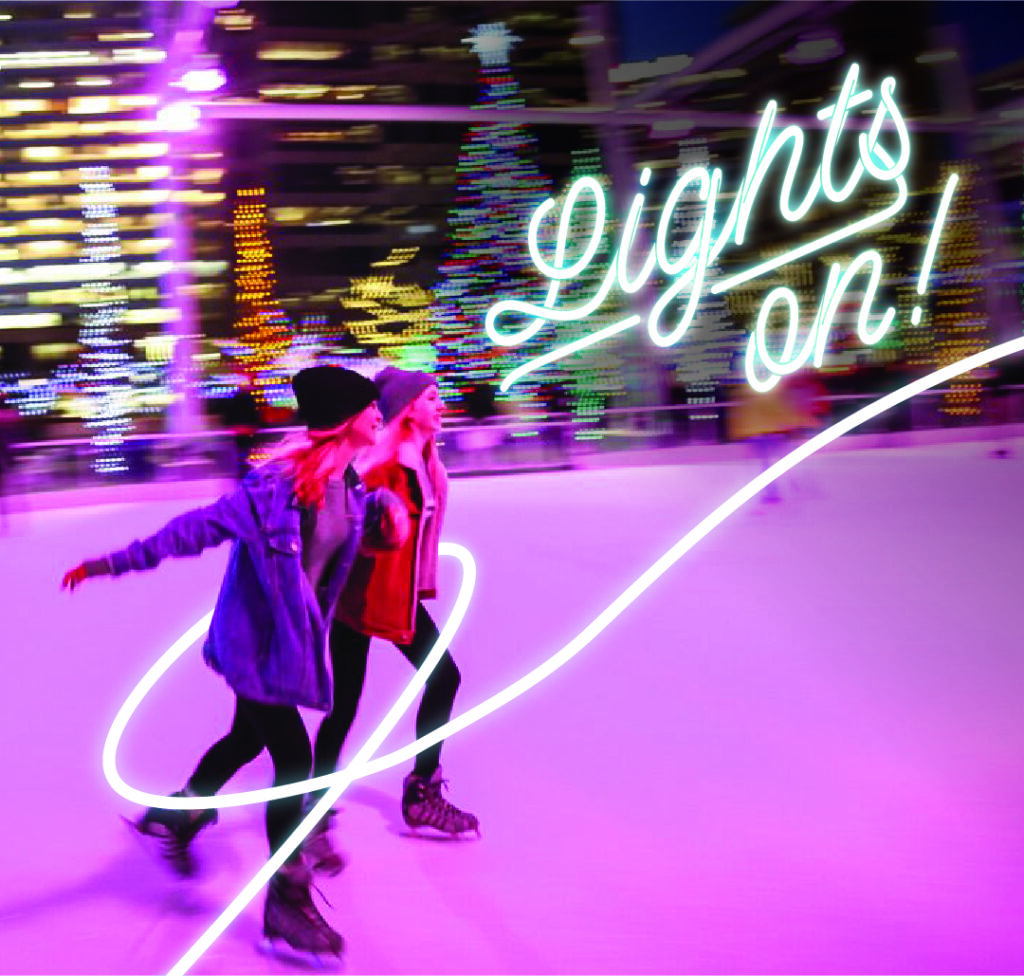 Annual Lights On! Celebration at the Gallivan Center Ice Rink ...
